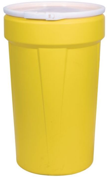 EAGLE 55 GALLON, PLASTIC LEVER-LOCK, LAB PACK OPEN HEAD PLASTIC BARREL ...